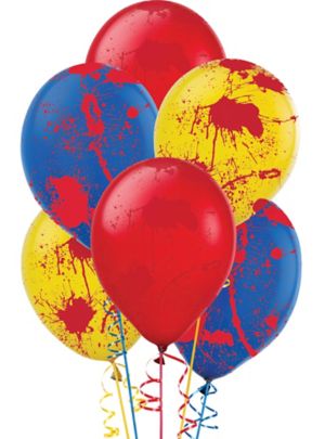 Blood Splatter Balloons 6ct - Creepy Carnival - Party City