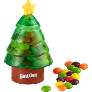Skittles Christmas Tree Dispenser 2 3/4in x 4 1/2in - Party City