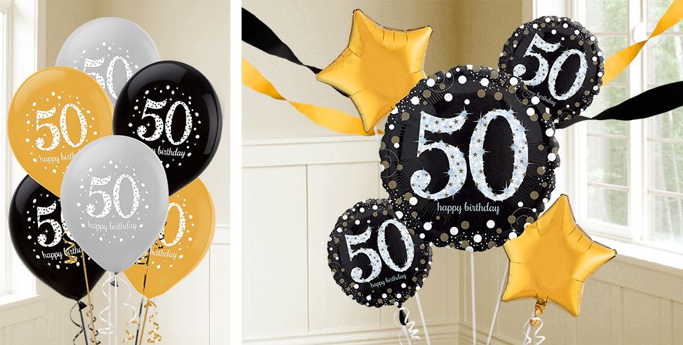 50th Birthday Balloons - Party City
