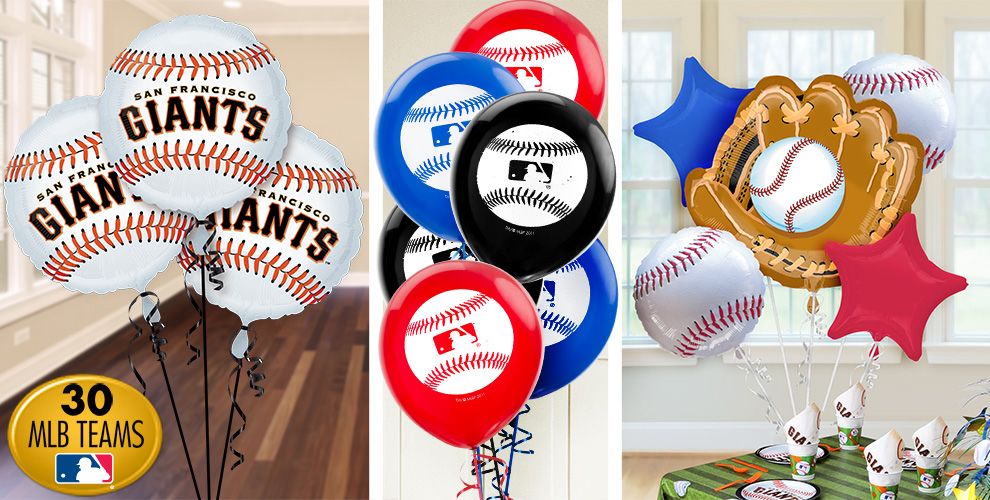 Baseball Baby Shower Balloons